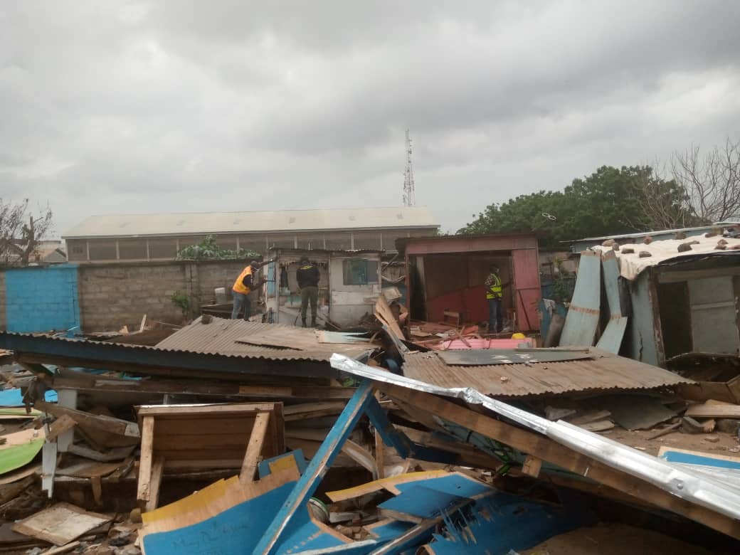 LaDMA DEMOLISHES ILLEGAL STRUCTURES – LaDMA